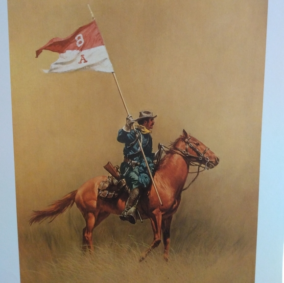 Frank McCarthy | Art | Frank Mccarthy Artist Print Trooper 975 Stamped ...